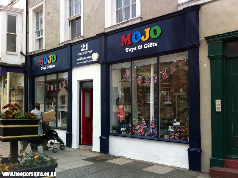 Mojo Toys & Gifts - Shop Signs | Hooper Signs Newcastle : Making Signs ...