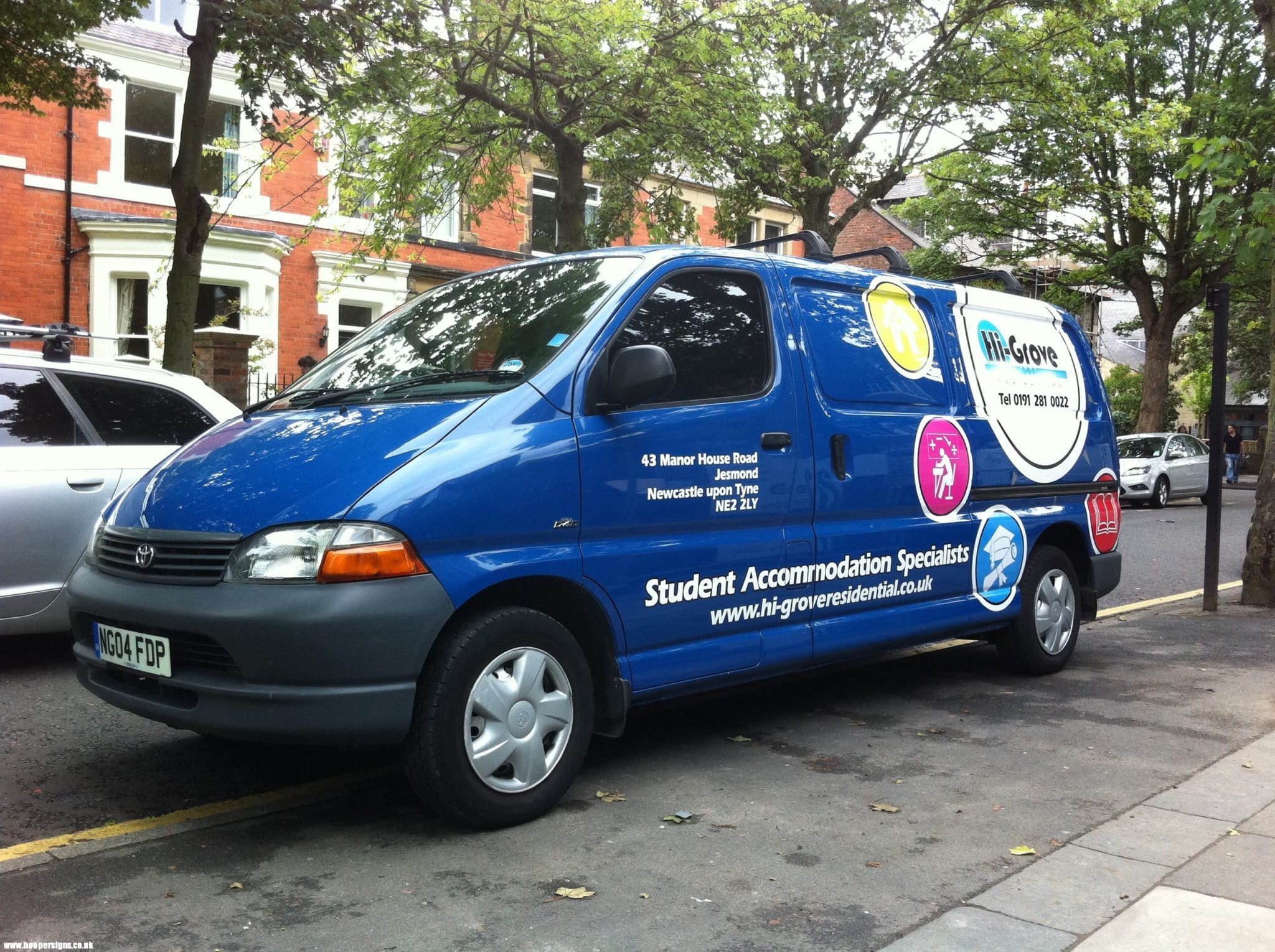 Hi-Grove Residential - Van Graphics | Hooper Signs Newcastle : Making ...
