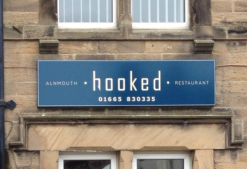 Hooked - Restaurant Signs In Alnmouth | Hooper Signs