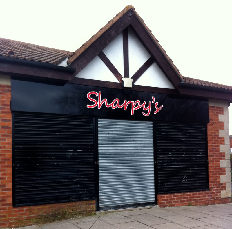 Sharpy's - Shop Sign | Hooper Signs Newcastle : Making Signs In ...